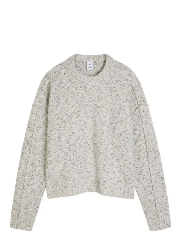 WON HUNDRED Bently Wool And Cotton-blend Jumper - Grey