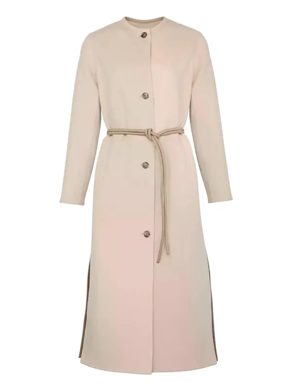 YVES SALOMON Cashmere-blend Coat - Neutrals