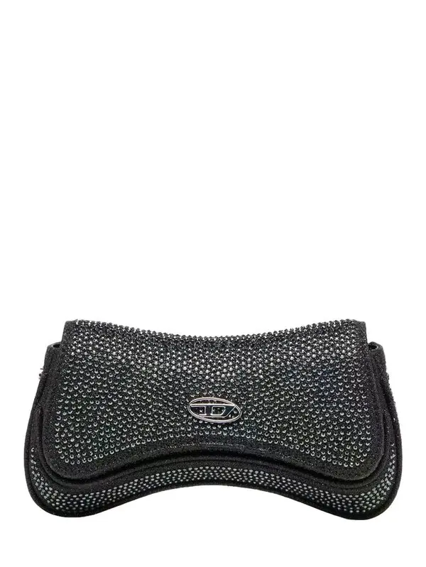 DIESEL® Crystal-embellished Clutch Bag - Black