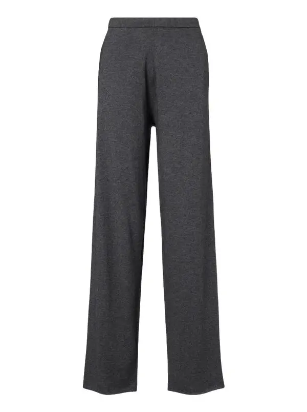 EXTREME CASHMERE X N°353 Relax Cotton-blend Straight Pants - Grey