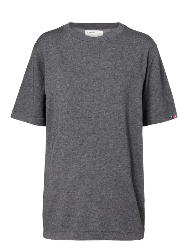 EXTREME CASHMERE X James Cotton And Cashmere T-shirt - Grey