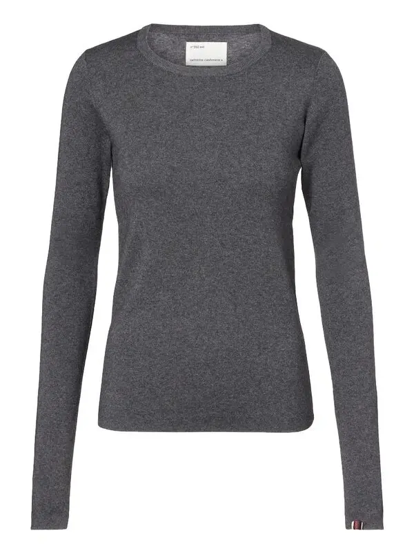 EXTREME CASHMERE X N°392 Eel Cotton And Cashmere T-shirt - Grey