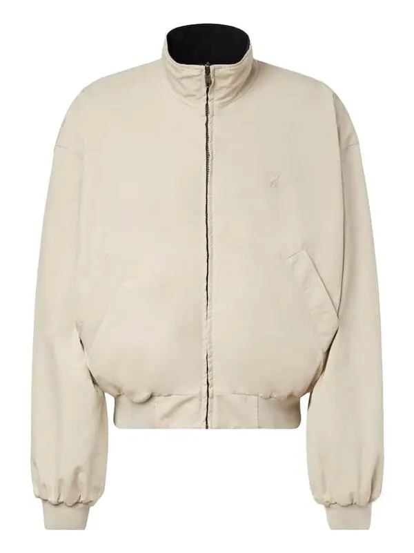 Balenciaga Reversible Cotton-blend Blouson Jacket - Beige