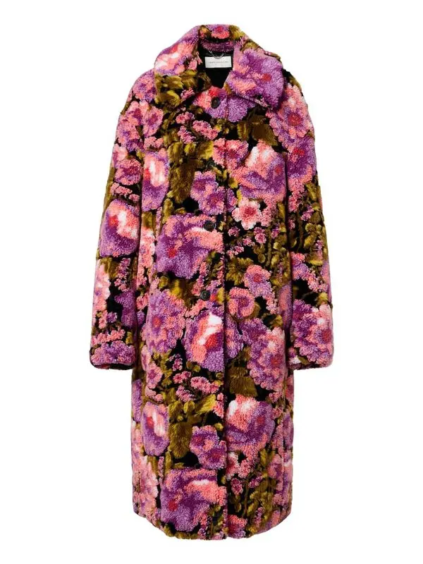 Dries Van Noten Floral Coat - Multicoloured