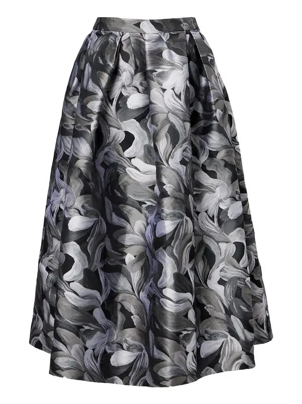 Dries Van Noten Jacquard Midi Skirt - Multicoloured
