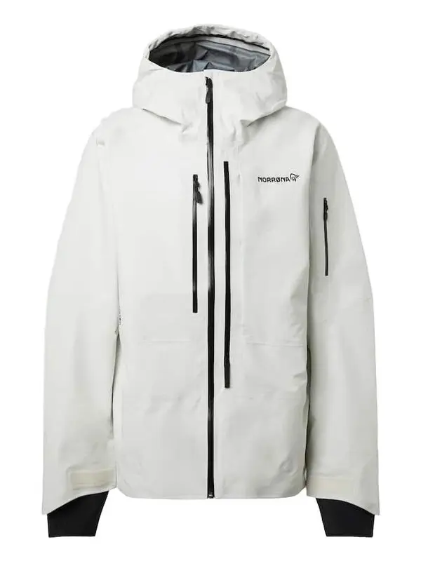 NORRONA Norrøna Lofoten Hooded Ski Jacket - White