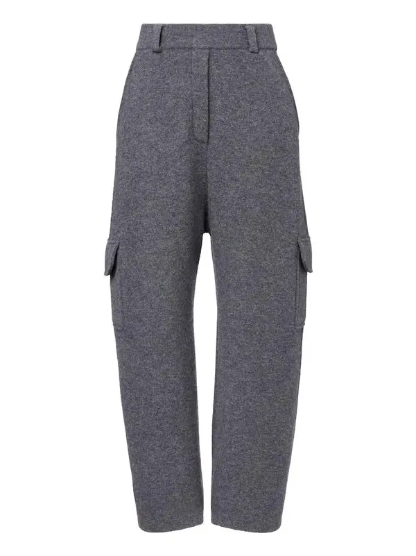 LISA YANG Azaria Cashmere Cargo Pants - Grey