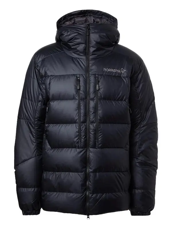 NORRONA Norrøna Trollveggen Hooded Down Ski Jacket - Black