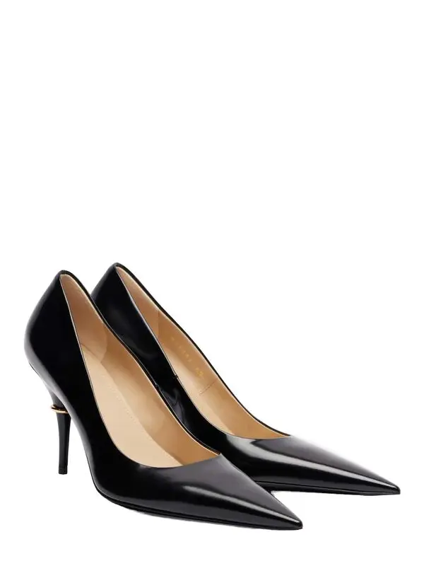 Balenciaga Avenue 90 Leather Pumps - Black