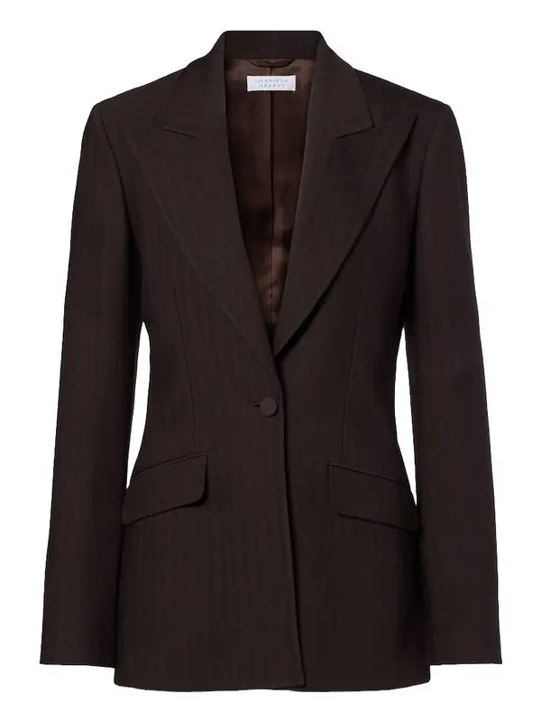 Gabriela Hearst Wool Single-breasted Blazer - Brown