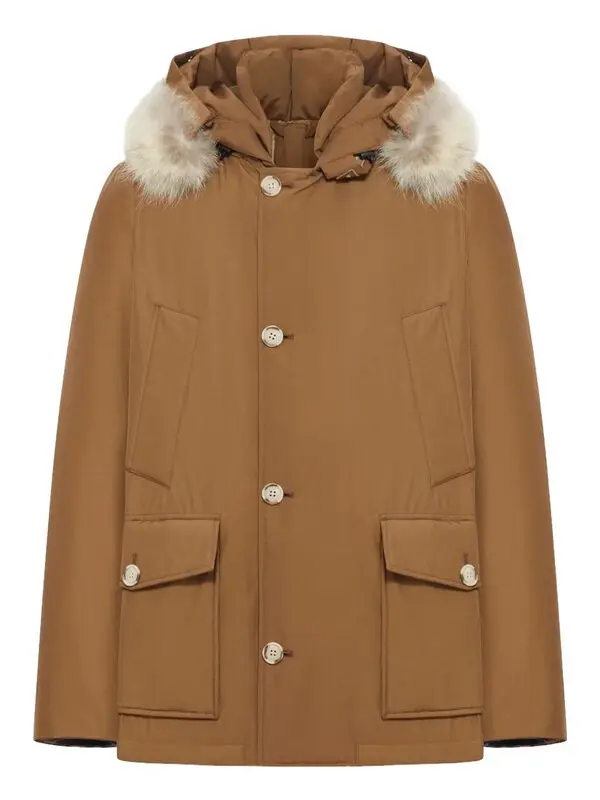 Woolrich Arctic Detachable Fur Anorak - Brown