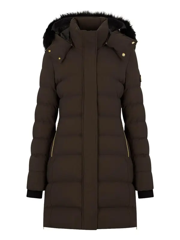 Moose Knuckles Watershed 3 Nyluxe Parka Jacket - Espresso W