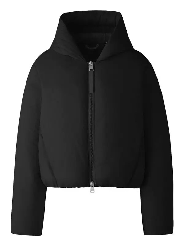 Canada Goose Elba Hooded Down Puffer Jacket - Black