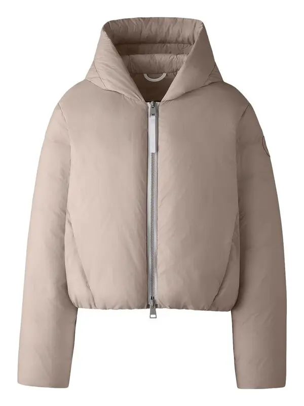 Canada Goose Elba Hooded Down Puffer Jacket - Limestone