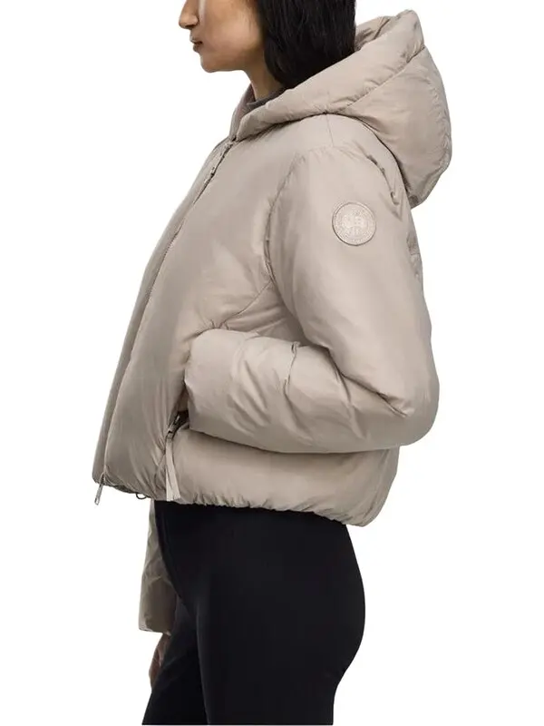 Canada Goose Elba Hooded Down Puffer Jacket - Limestone