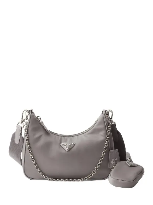 Prada Re-edition 2005 Re-nylon Bag - Grey