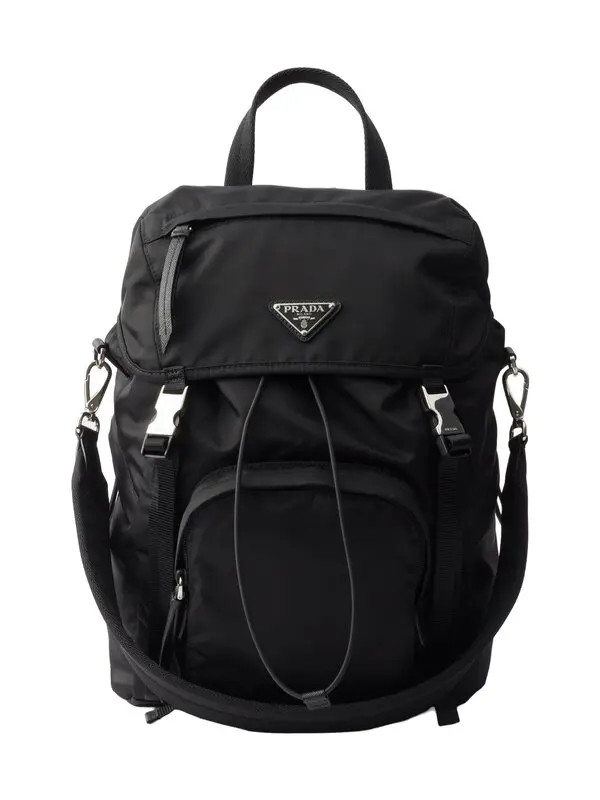 Prada Re-nylon Backpack - Black