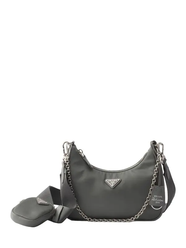 Prada Re-edition 2005 Re-nylon Bag - Grey