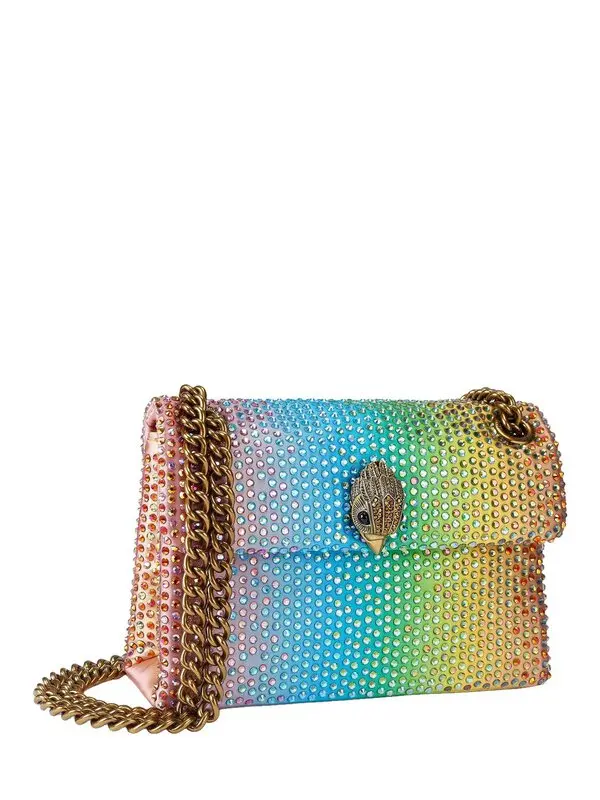 Kurt Geiger Mini Kensington Fabric Convertible Crossbody Bag - Pink/open Miscellaneous
