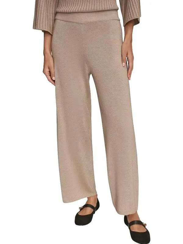 Donna Karan New York Ankle Wide Leg Sweater Pants - Nolita