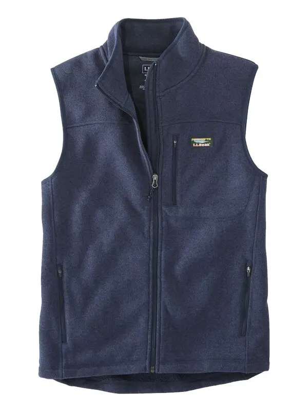 L.l.bean Sweater Fleece Vest - Bright Navy