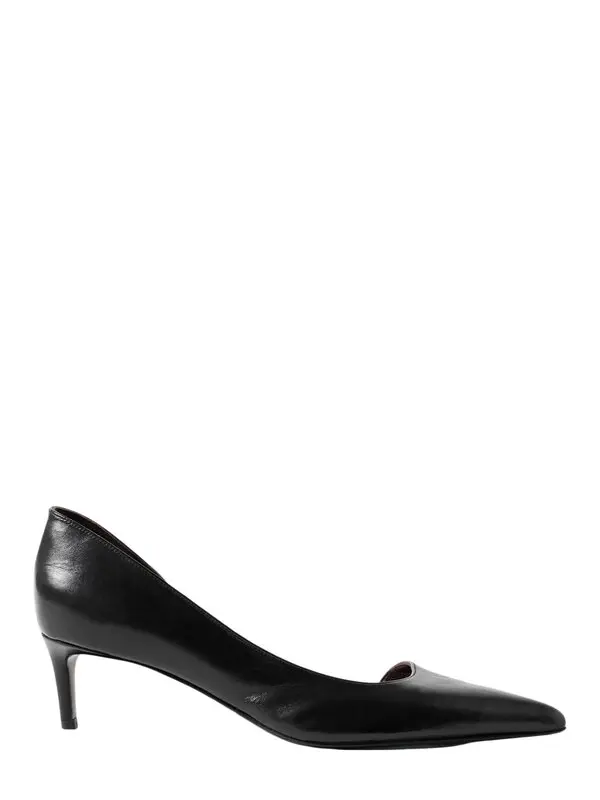 Khaite Jett Leather Pumps - Black
