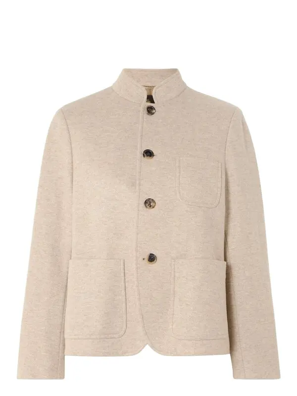Loro Piana Mini Spagna Cashmere-blend Jacket - Neutrals