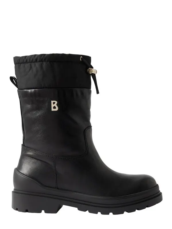Bogner St. Moritz Leather Ankle Boots - Black