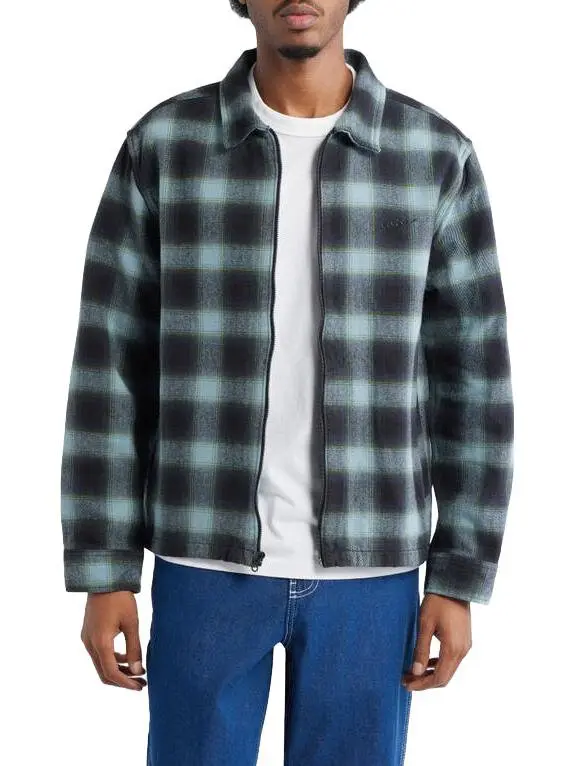 VANS Crestmont Plaid Cotton Shacket - Parisian Night