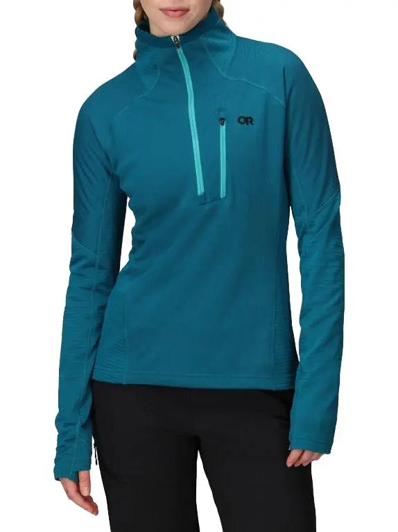 OUTDOOR RESEARCH Deviator Fleece Half Zip Pullover - Aurora