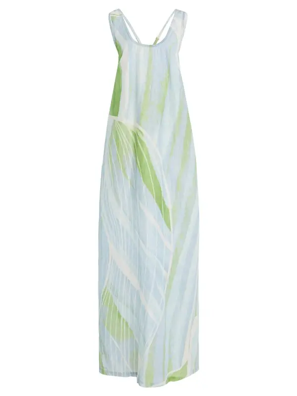 Significant Other Giorgie Linen-blend Maxi Dress - Multi