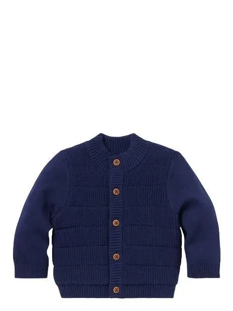 Janie And Jack Quilted Sweater Jacket - Blue
