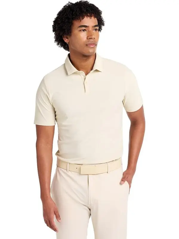 BLANCO CLOTHING Golf Polo Sport - Wheat