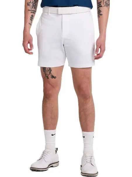 BLANCO CLOTHING Tailored Athletic Fit Golf Short - White