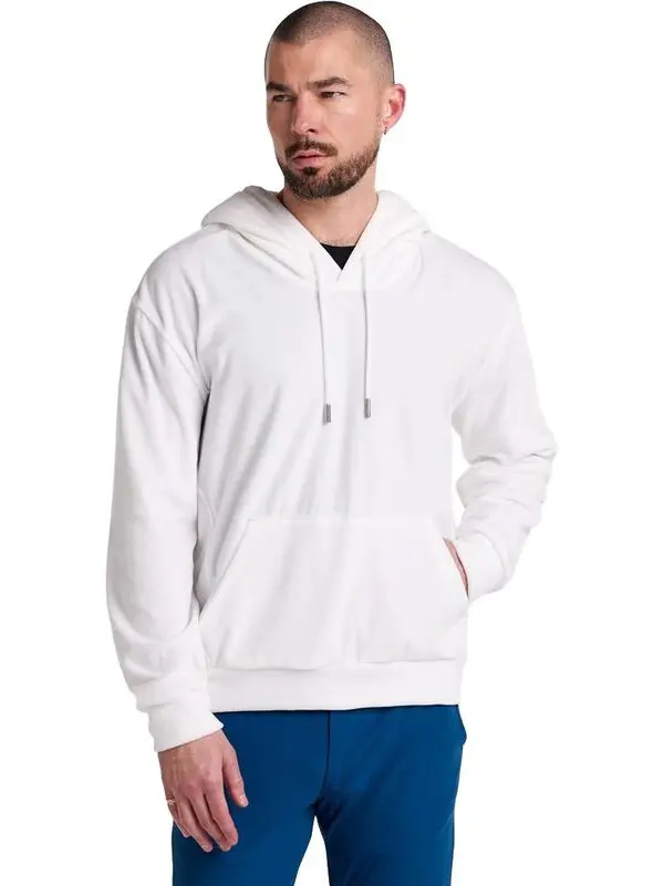 BLANCO CLOTHING Velour Hoodie - White