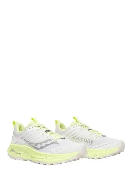 Saucony Ride Tr2 Trail Running Shoe - White/sunny