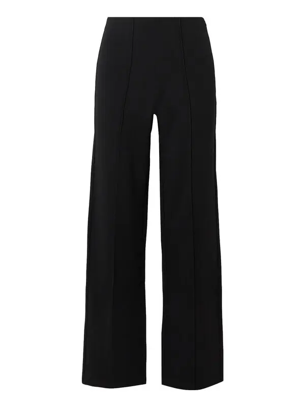 SKIMS Baselayers Mid-rise Cropped Kick Flare Pants - Black