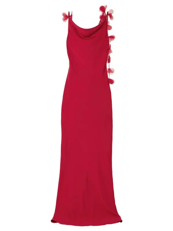Cult Gaia Nymeria Open-back Maxi Dress - Red