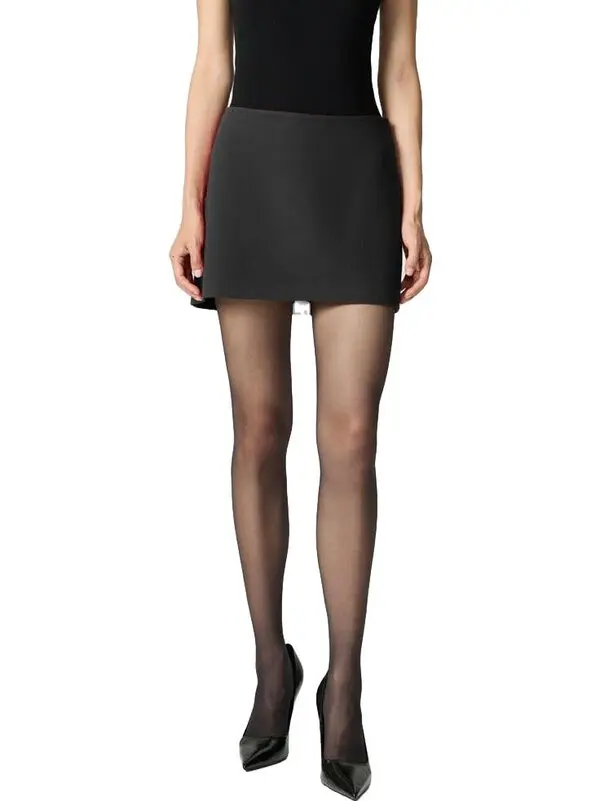 NOCTURNE Clean-front Mini Skort - Black