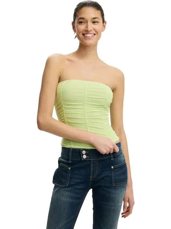 COTTON ON Cara Corset Bandeau - Frosted Lime