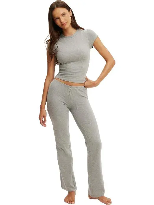 Cotton:on Flare Pant - Mid Grey Marle