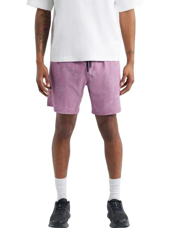 SANTO STUDIO Tempo Tech Shorts - Insignia Rose