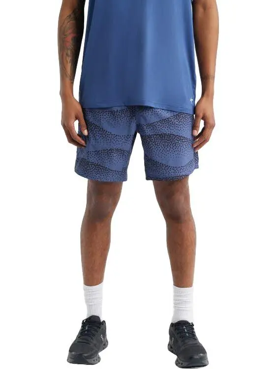 SANTO STUDIO Tempo Tech Shorts - Waves Blue