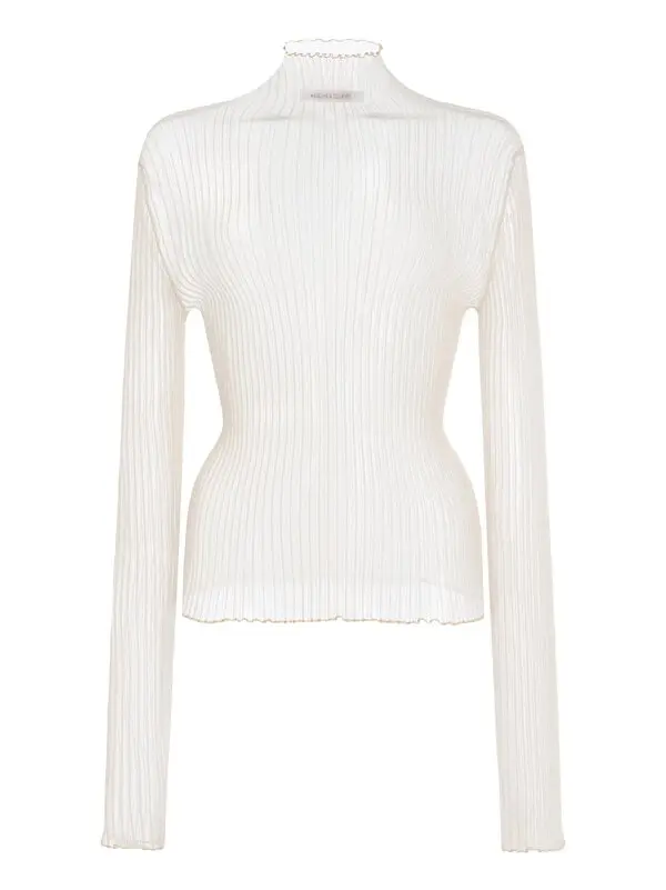 AISLING CAMPS Modern Mist Knit Top - White