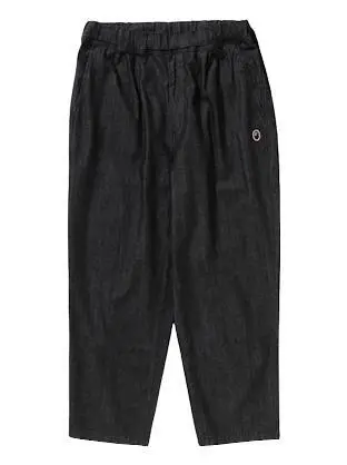 BAPE One Point 1 Pleat Denim Pants - Black