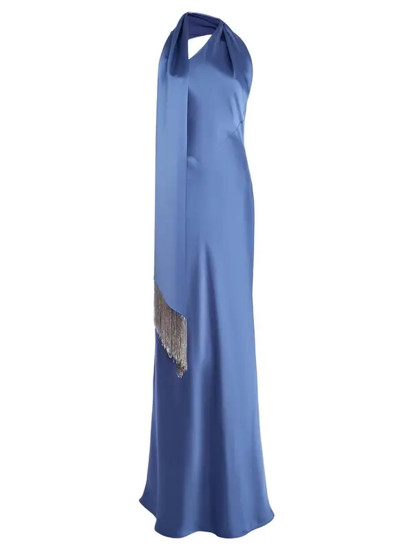 Ila Brice One-shoulder Maxi Dress - Blue