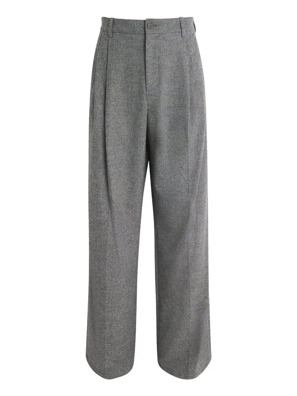 Simkhai Wool Falcon Wide-leg Trousers - Grey