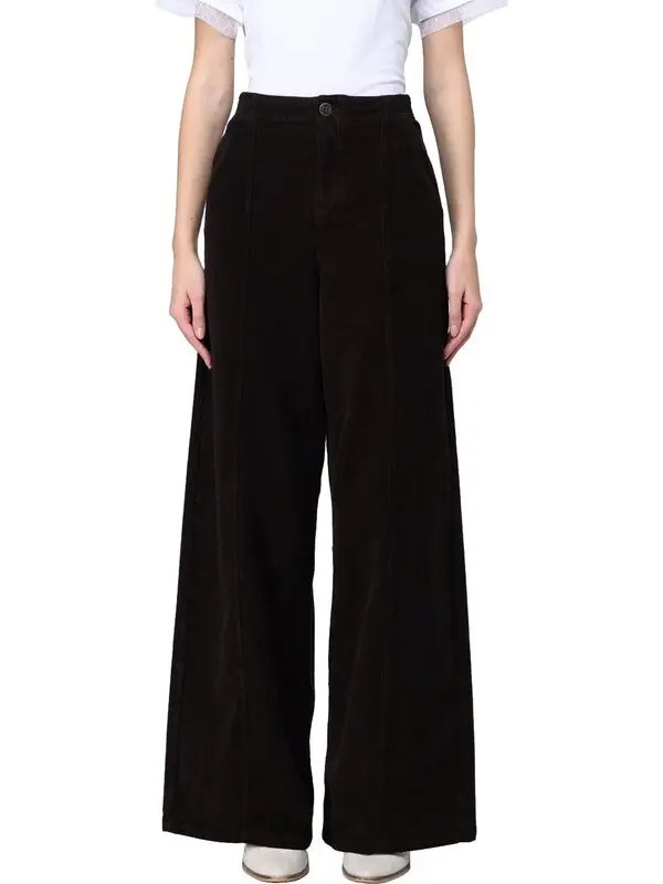 TWINSET Wide Leg Trousers - Black