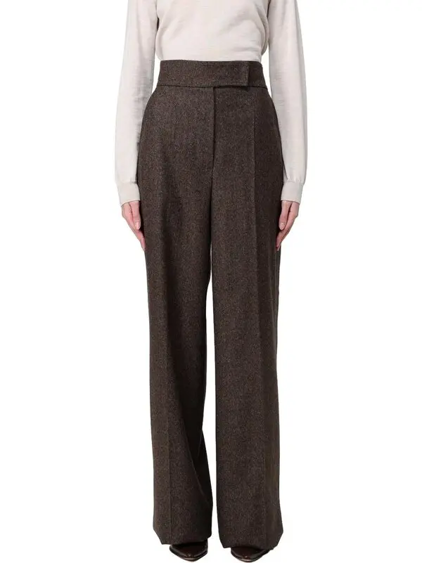Max Mara Wide Leg Trousers - Brown