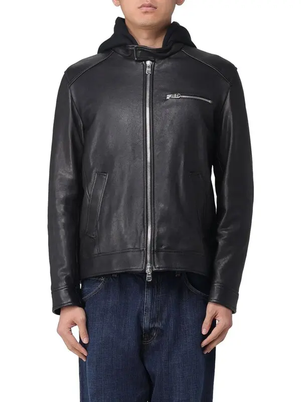 DONDUP Leather Jacket - Black